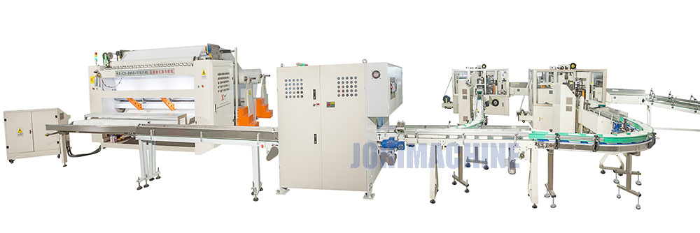 14 Lines V Fold Box Drawing Faical Tissue Production Line | JORI PAPER